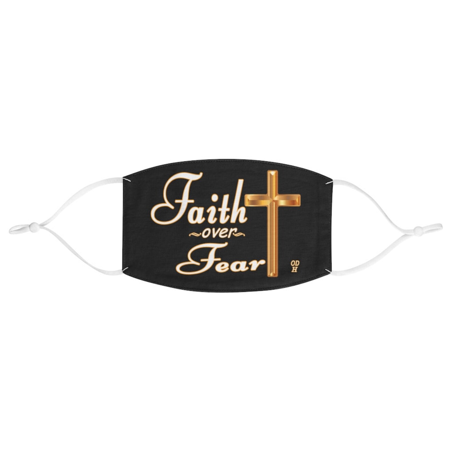 Faith Over Fear Face Mask | Religious Mask | Christian Mask Prayer Mask ...