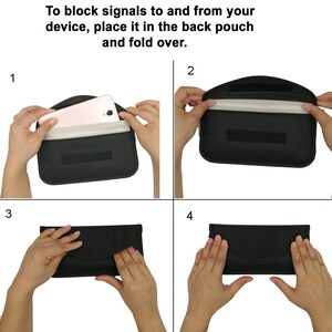 Faraday Bag | Cell Phone Signal Blocking Bag | Cell Phone Pouch | RFID ...