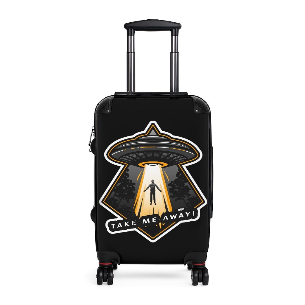 Alien Carry on Luggage, Take Me Away Cabin Suitcase, Extraterrestrial ...