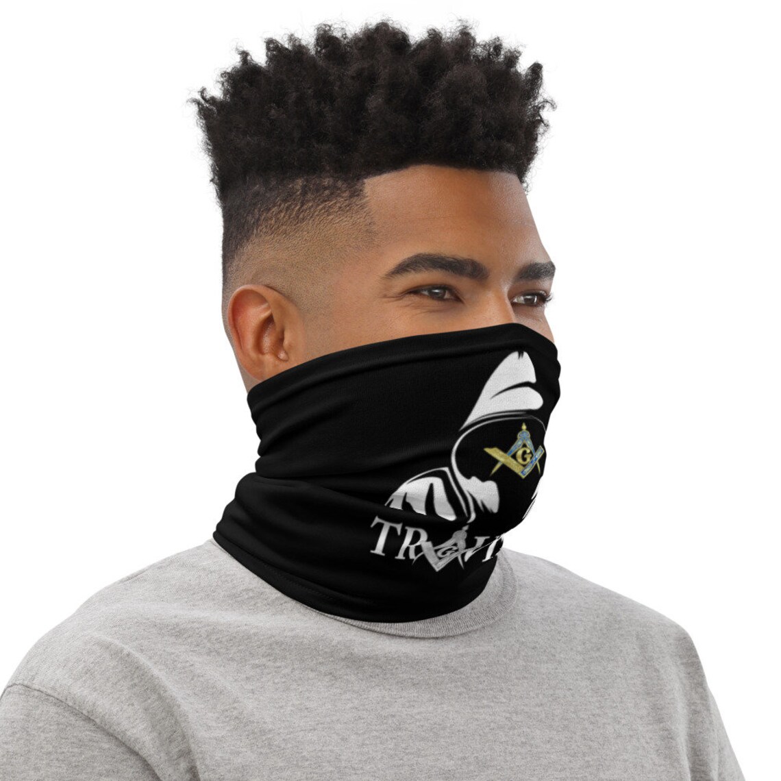 Masonic Neck Gaiter Face Mask | Freemason Mask | Masonic Face Covering ...