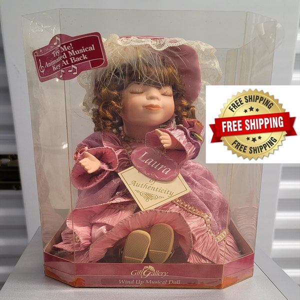 Wind up Musical Doll - Etsy