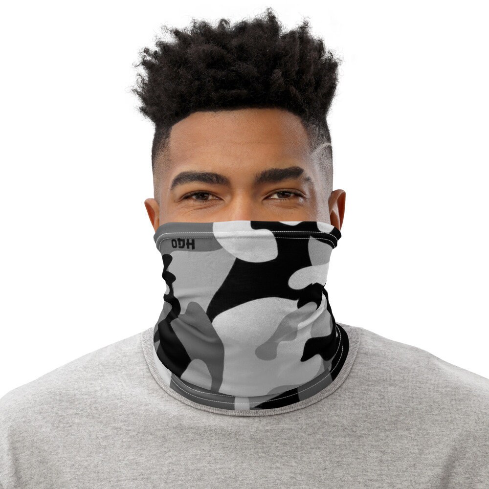 Camouflage Mask | Gray Camouflage | Camo Neck Gaiter | Camo Face Mask ...