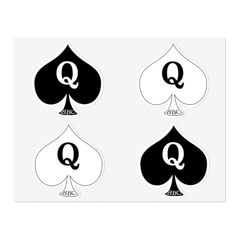 Queen of Spades Stickers, BBC Sticker, QOS Stickers, Hot Wife Stickers ...
