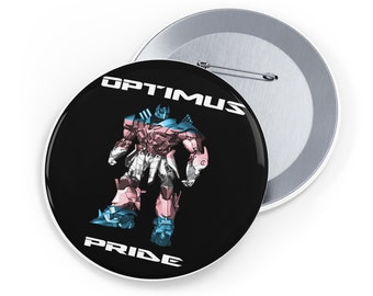 Optimus Pride Button - Etsy