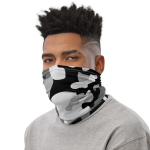 Camouflage Mask | Gray Camouflage | Camo Neck Gaiter | Camo Face Mask ...