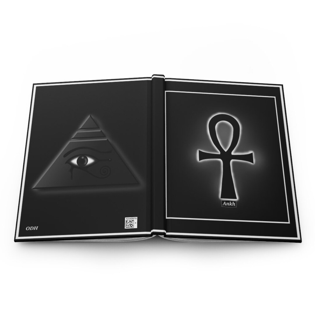 Ankh Journal 75 Lined Pages, Ankh Notebook, Ankh Diary, Eye of Horus Notebook, Eye of Horus ...
