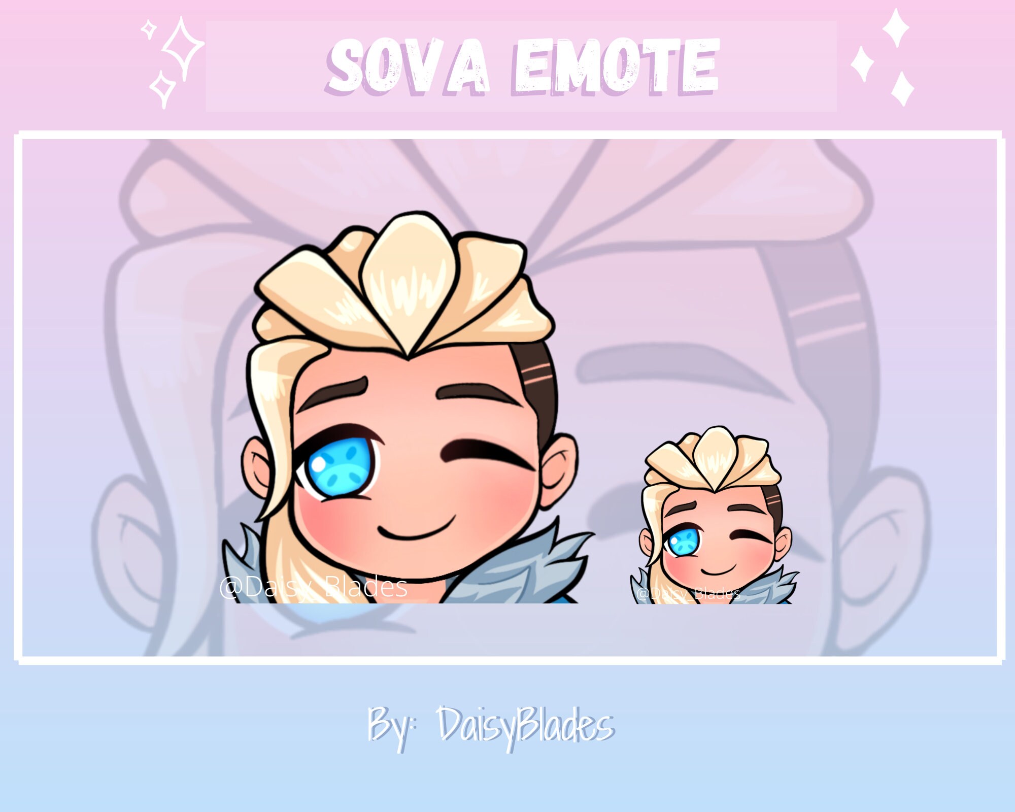 Art & Collectibles Drawing & Illustration Valorant Sova Twitch Emote ...