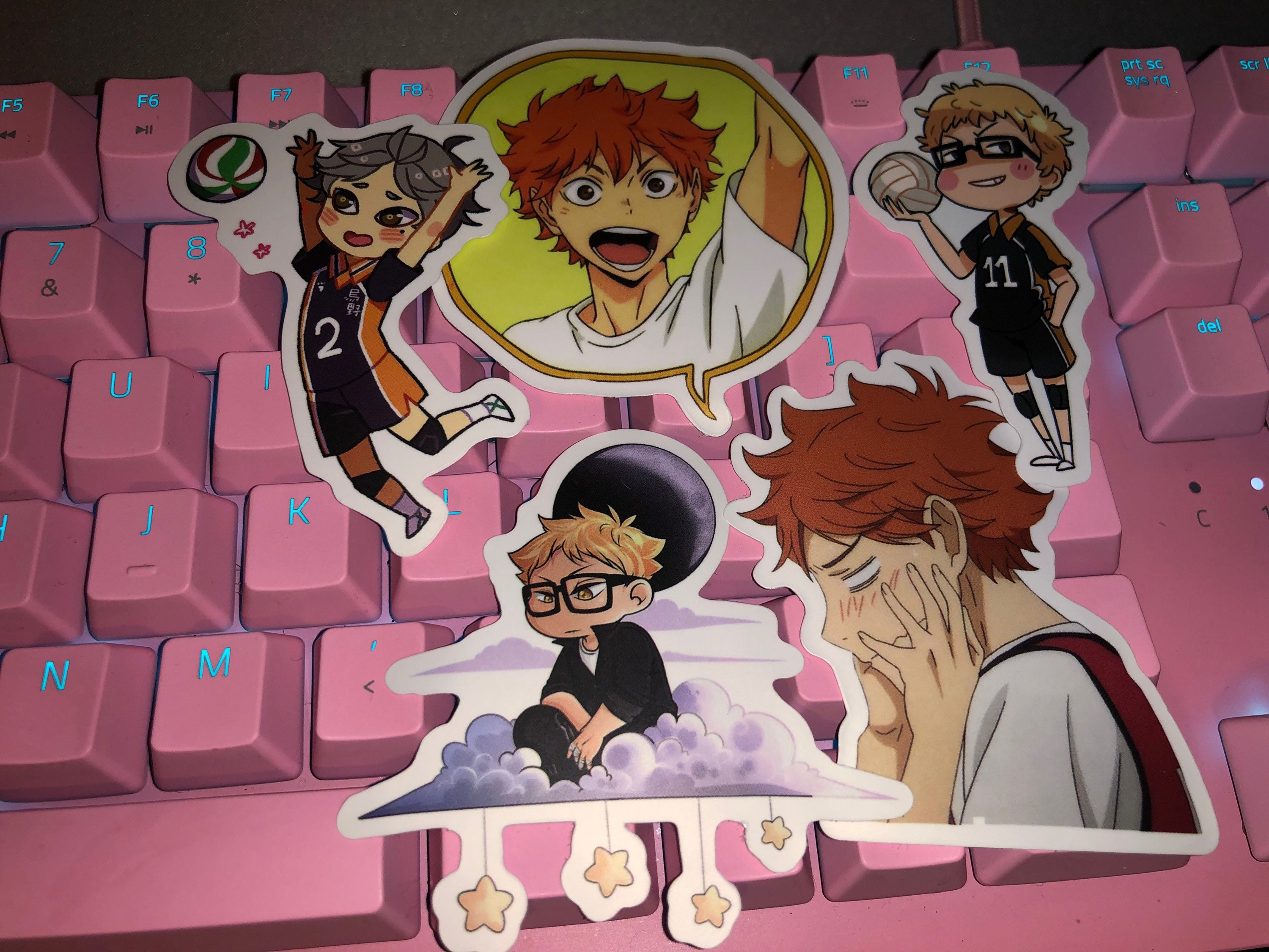 Random Anime Sticker Pack | Etsy