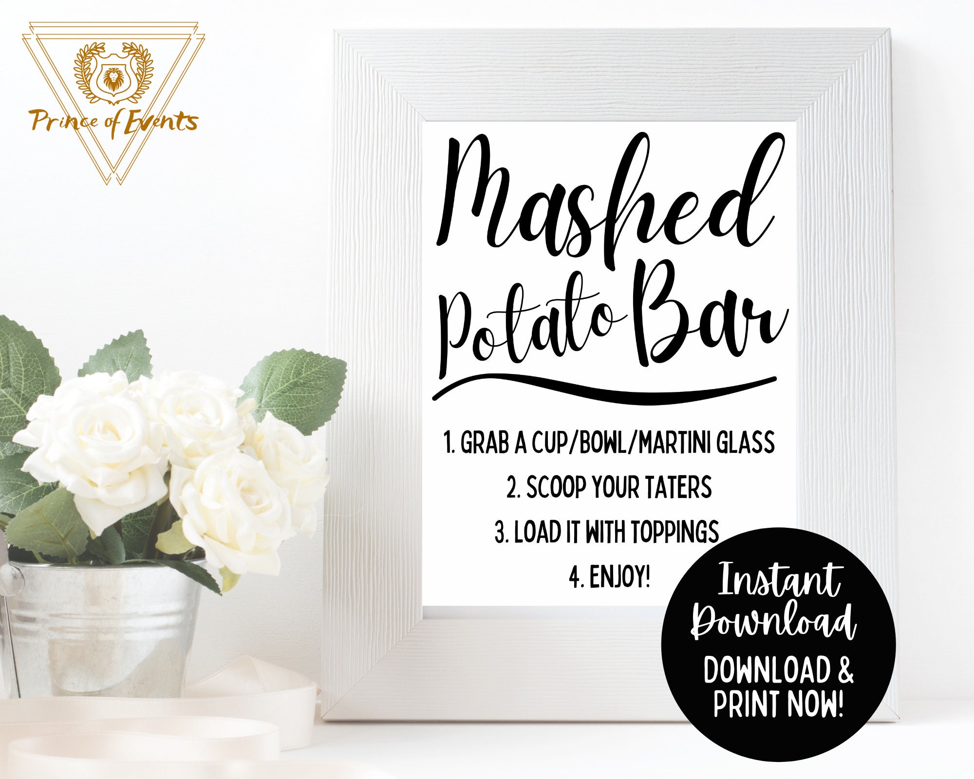 Baked Potato Bar Sign