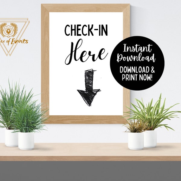 Check in Signs - Etsy