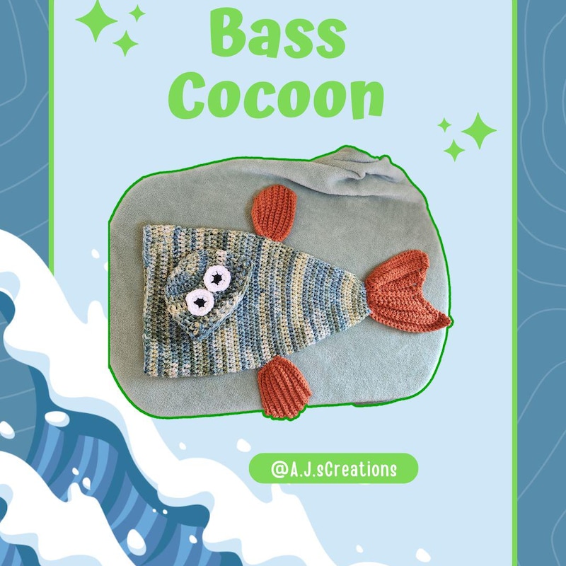 Crochet Beanie Fish Pattern - Etsy