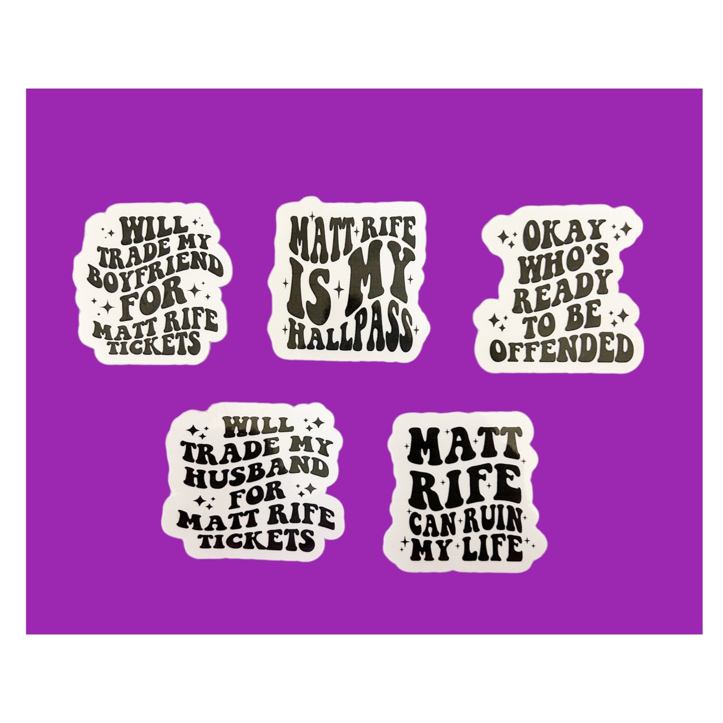 Matt Rife Stickers Vinyl Laminated Sticker Laptop Sticker - Etsy