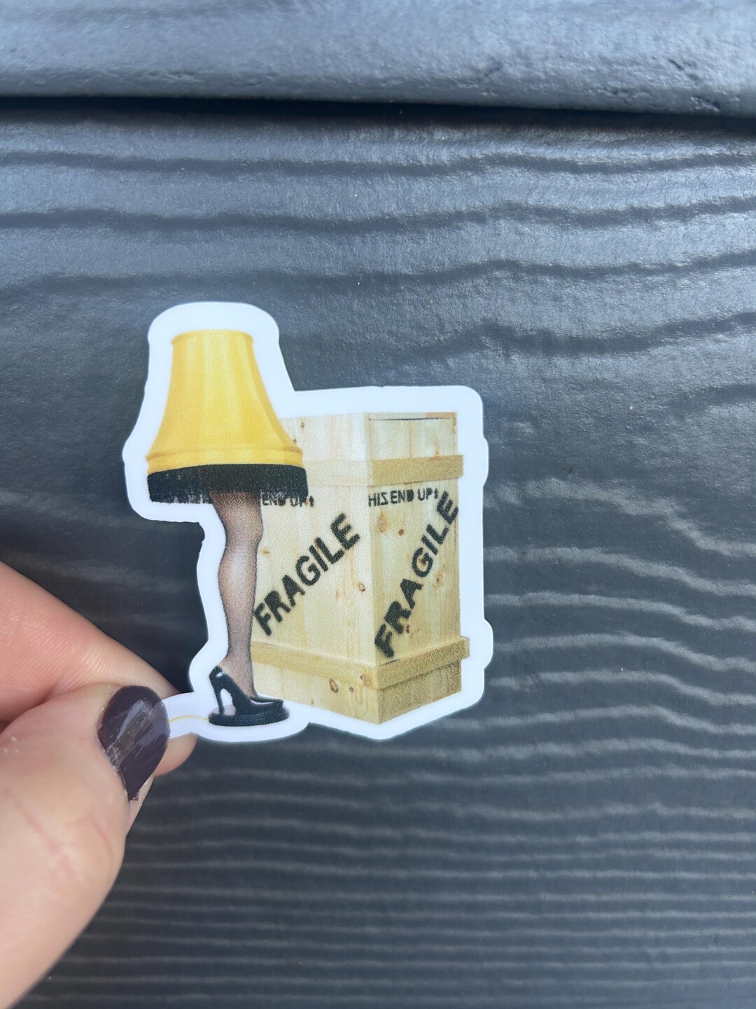 Leg Lamp Sticker - Etsy