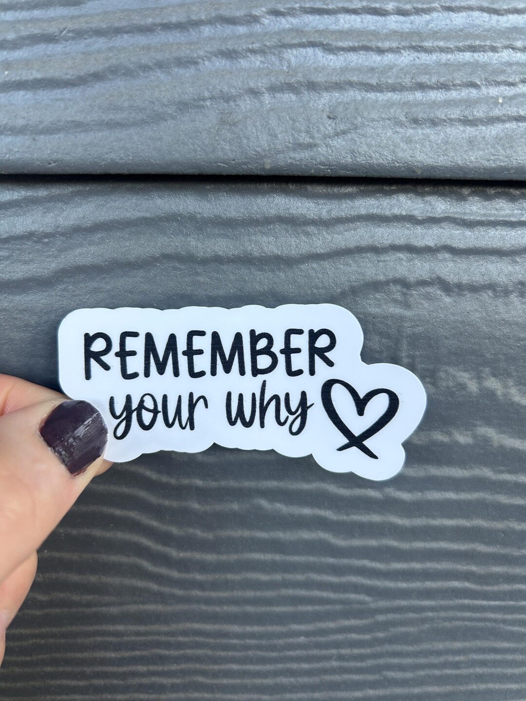 Remember Your Why Sticker - Etsy