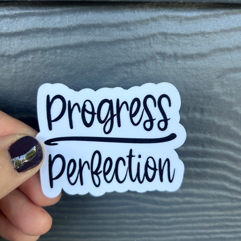 Progress Perfection - Etsy
