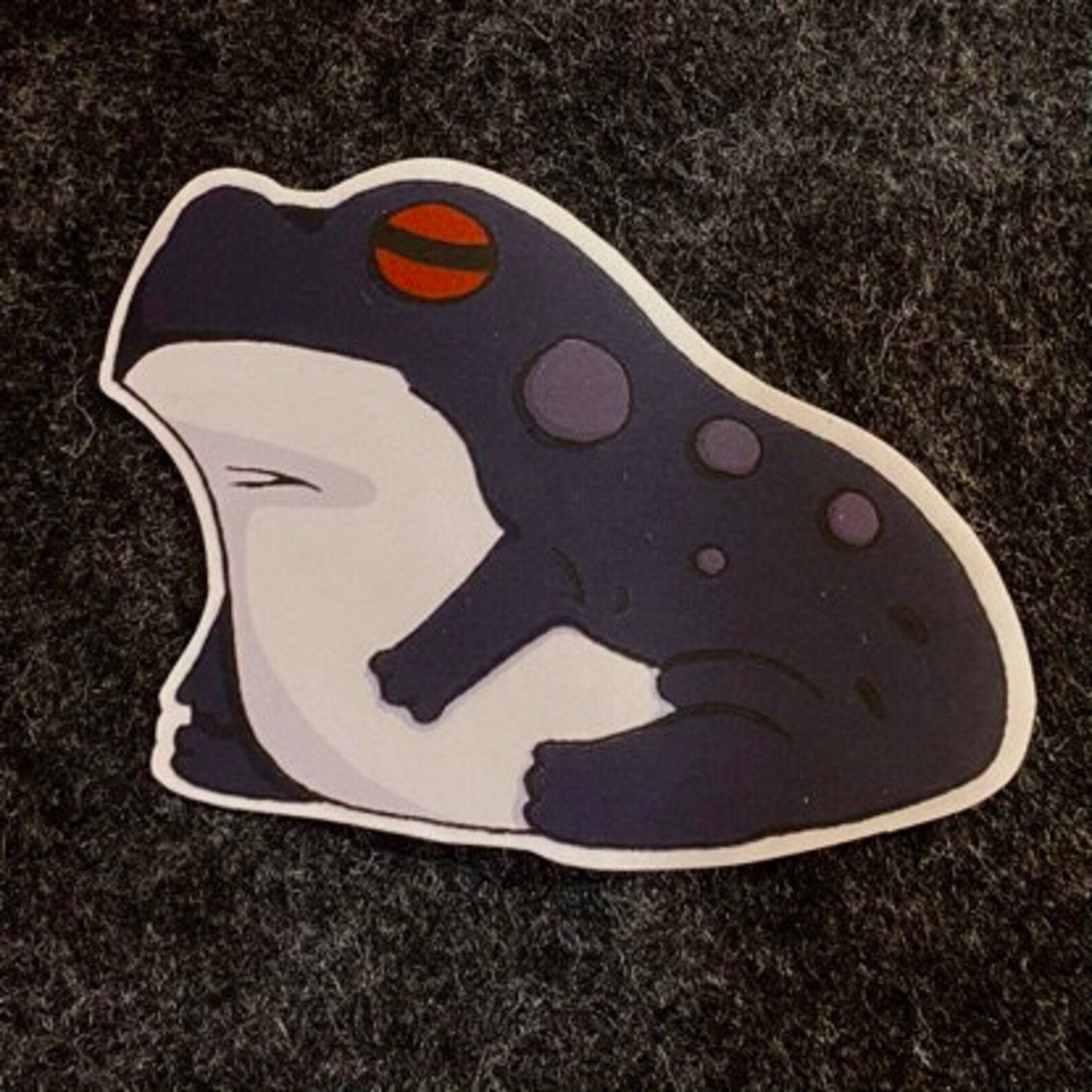 Emo Frog Stickers Matt Finish Goth Punk Grunge | Etsy