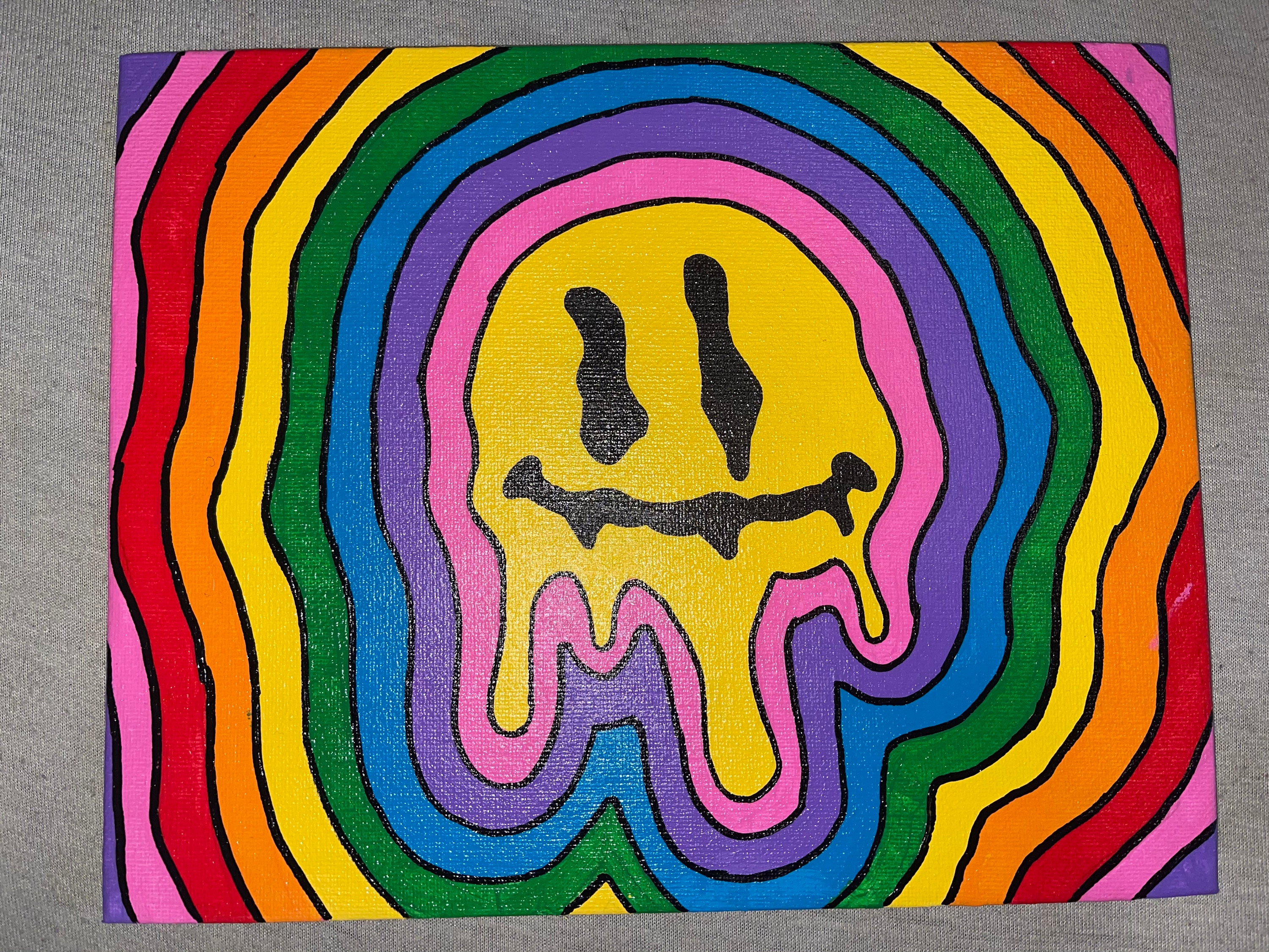 Smiley Face Painting Art & Collectibles Giclée Prints etna.com.pe