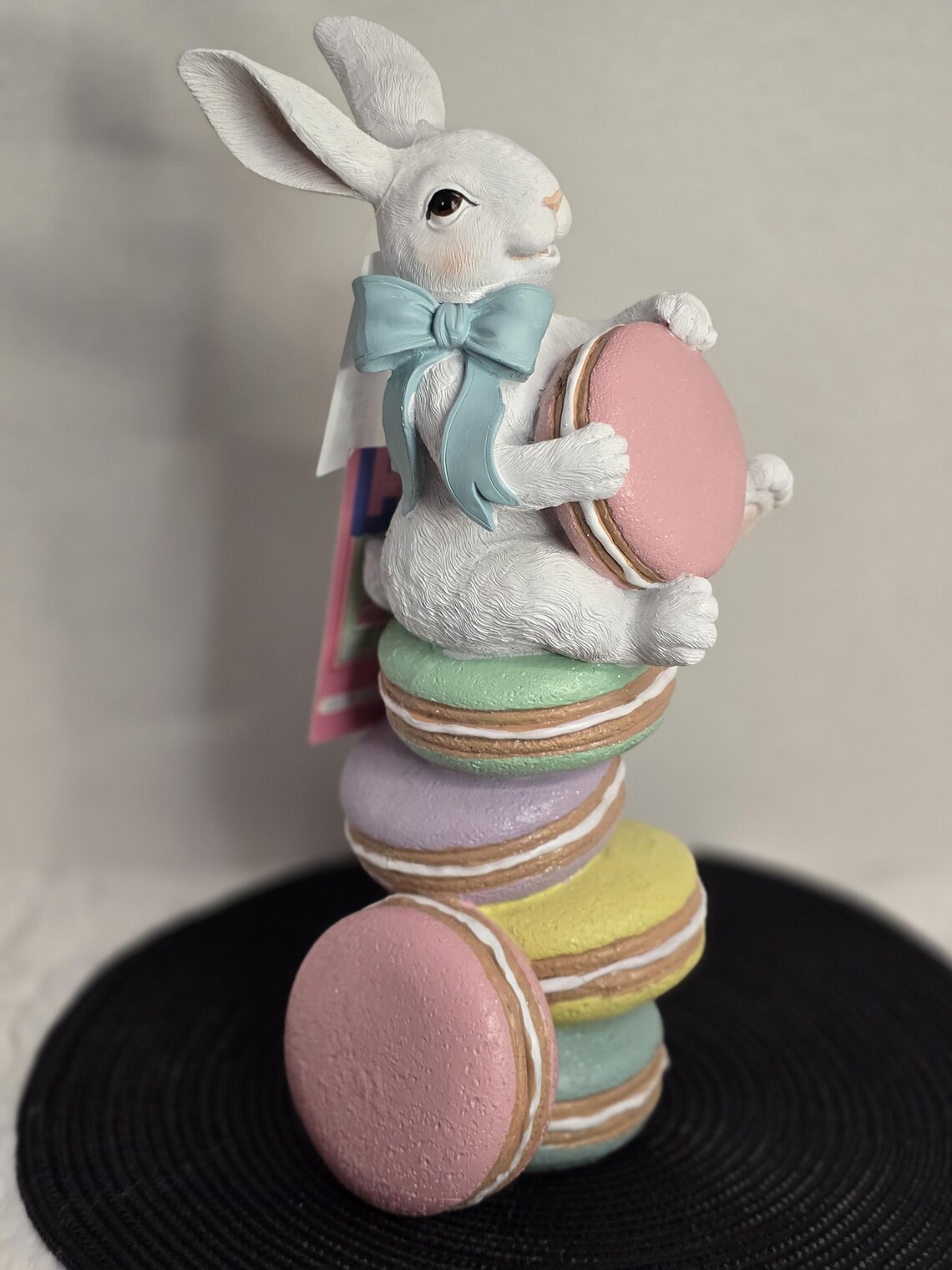 Easter Bunny With Macaroons, Easter Bunny, Easter Pastel Decorations ...