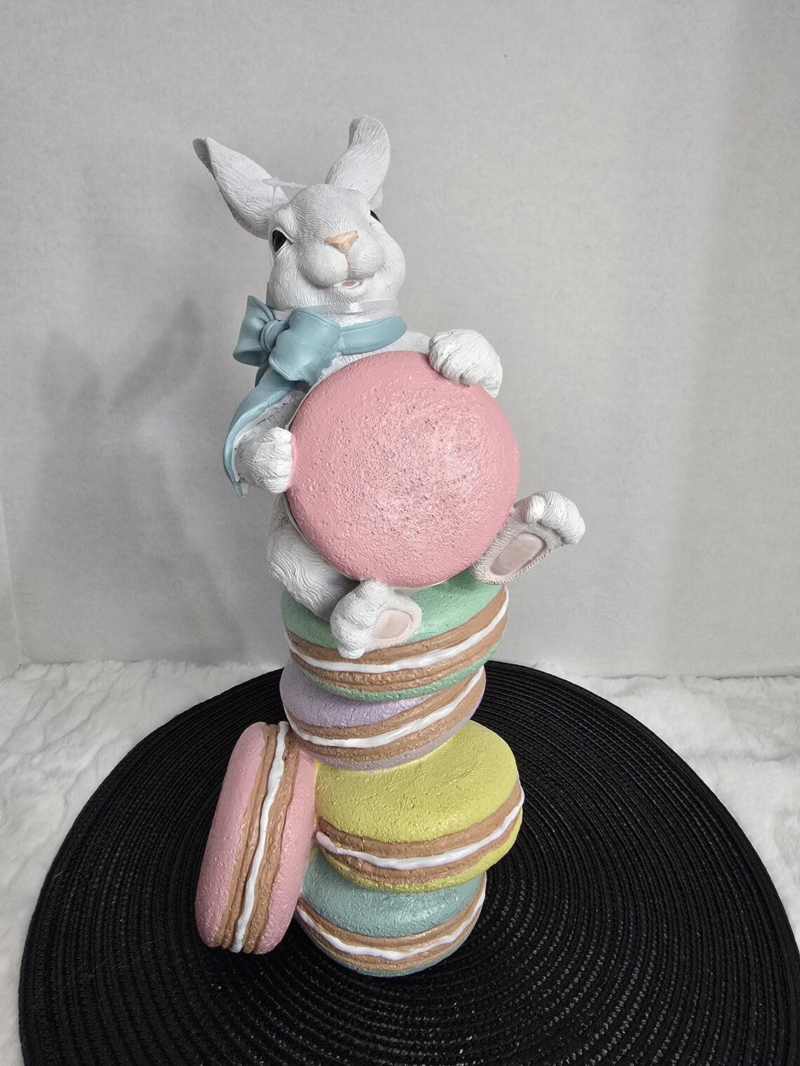 Easter Bunny With Macaroons, Easter Bunny, Easter Pastel Decorations ...