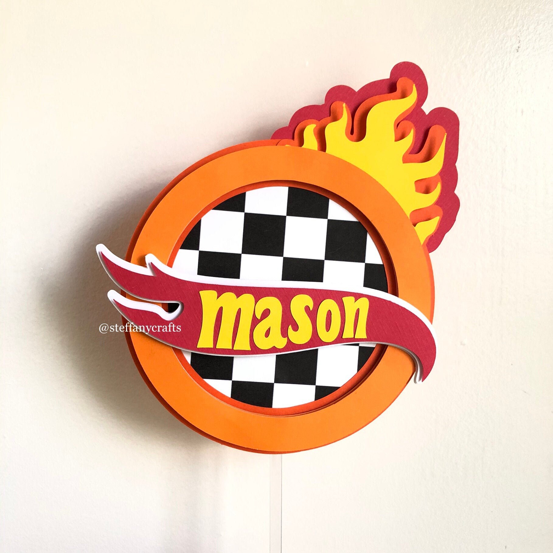 Racing Cake Topper Race Car Birthday Racer Birthday Decor - Etsy
