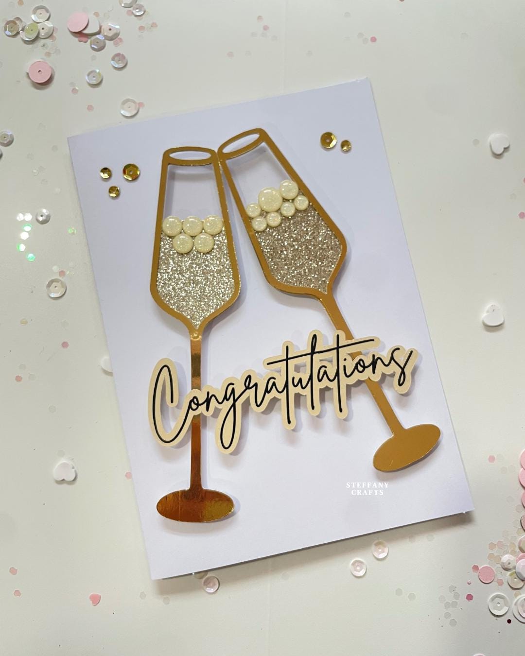 Congratulations Handmade Card | Congratulations | Bridal Shower ...
