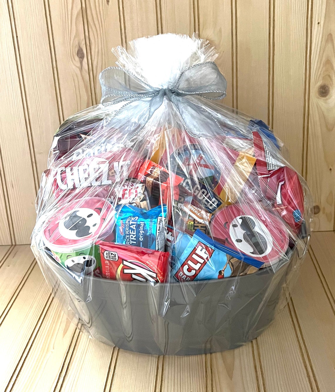 Snack Gift Basket: Variety Snacks, Jerky, Chips & Candy - Etsy