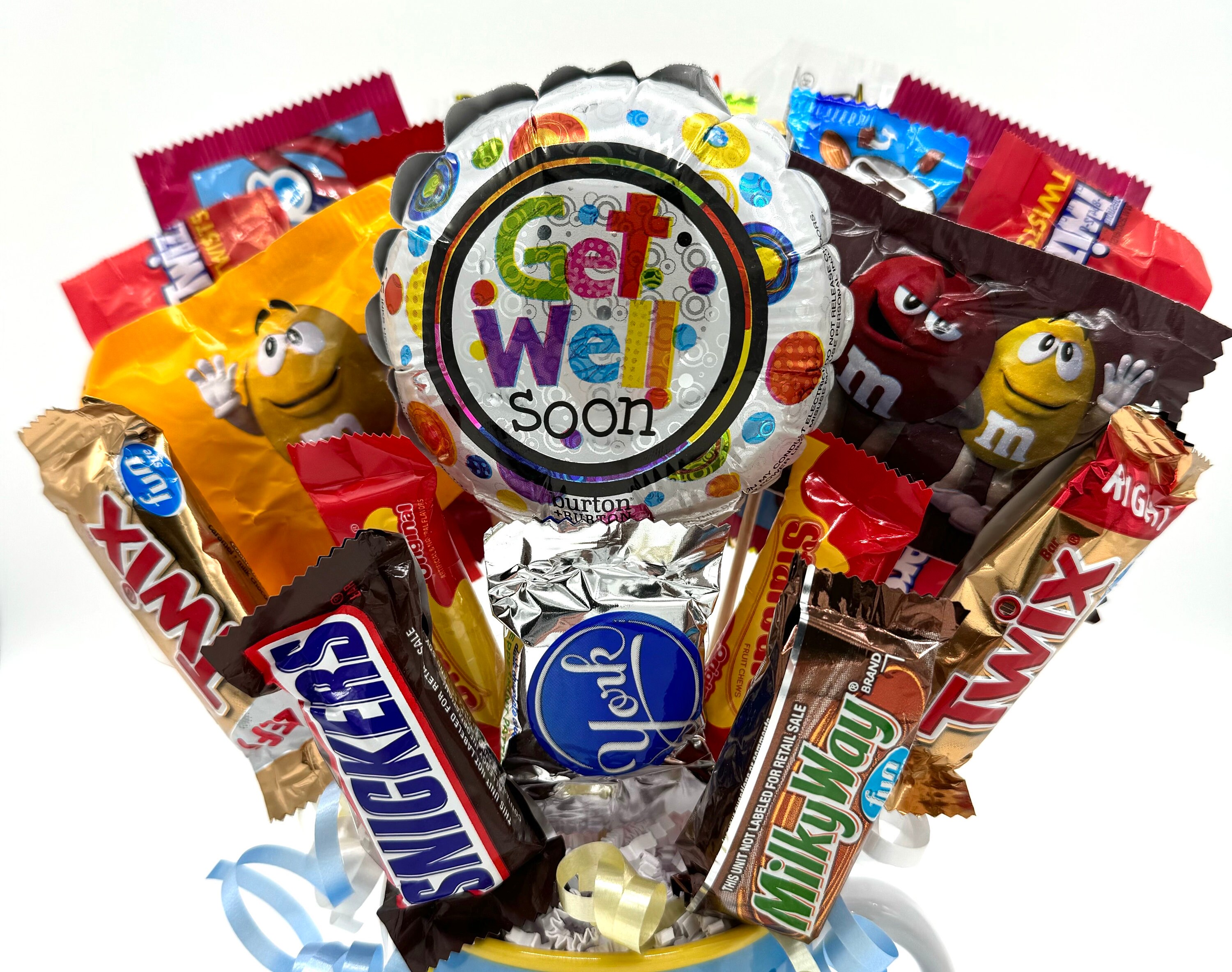 Get Well Candy Bouquet Mug With Balloon - Etsy