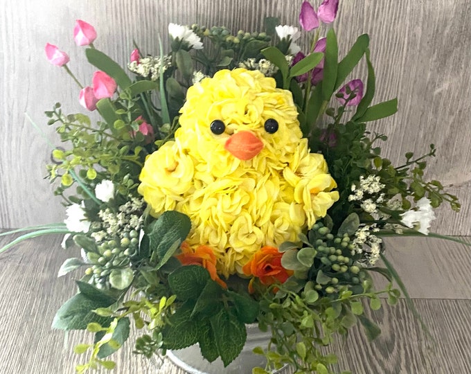 Shabby Chic Centerpiece, Dining Table Centerpiece, Spring Floral ...