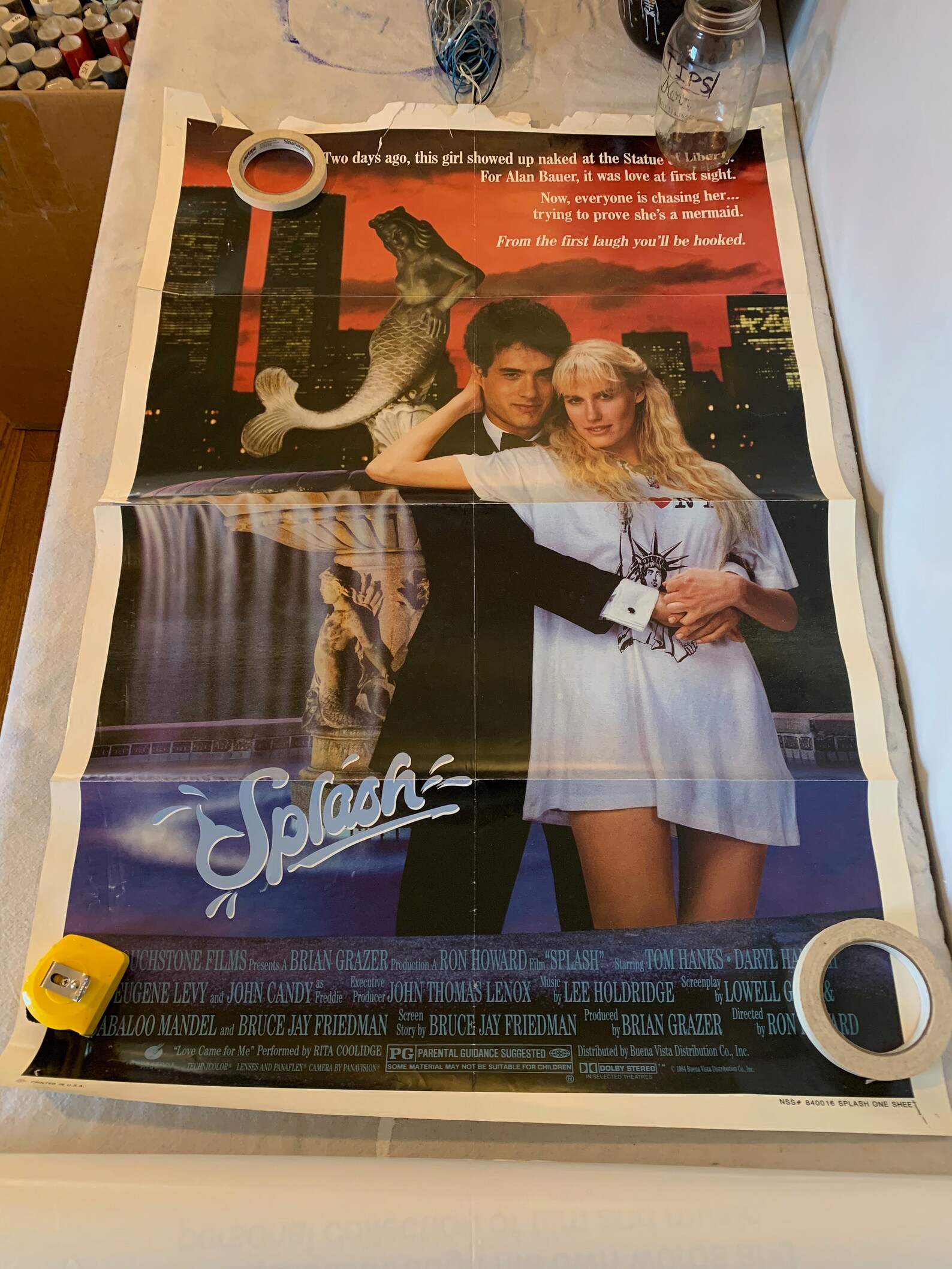 Splash 1984 Movie Poster - Etsy