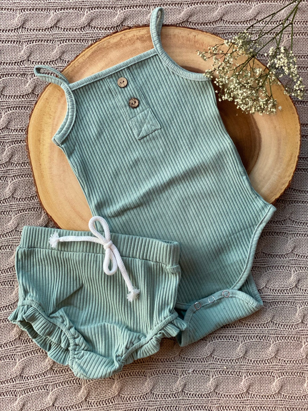 Conjunto de ropa para niña / Body Top + pantalones cortos / Conjunto de ...