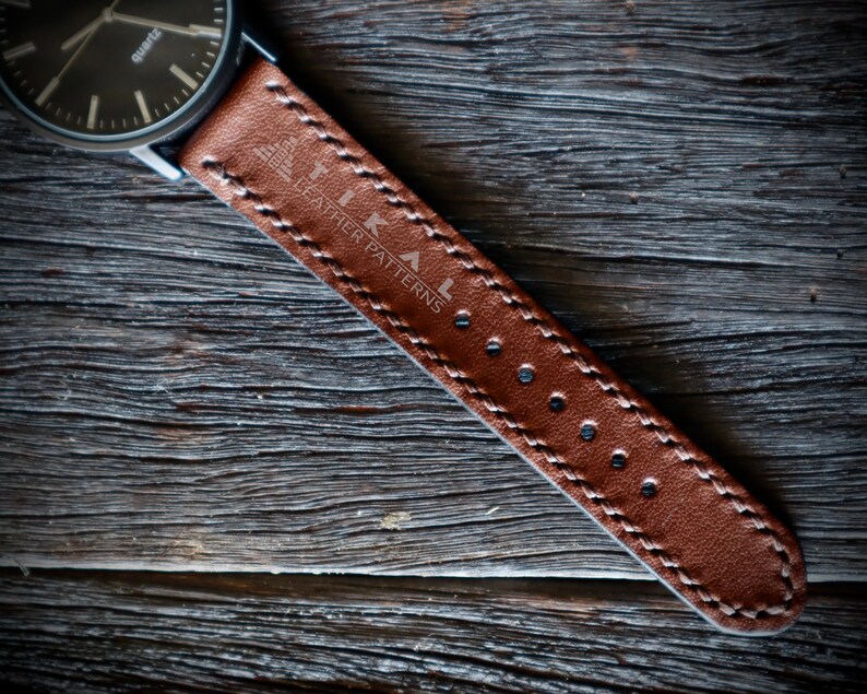 Apple Watch Strap Leather Pattern: 22mm & 38-41mm, Three Lengths (PDF ...