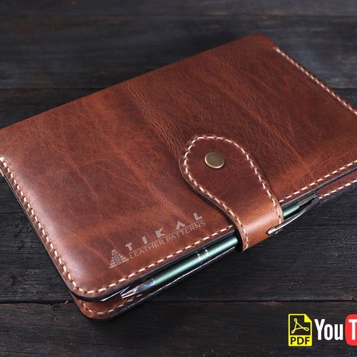 Template Leather Notebook Leather Notebook A5 Pattern PDF - Etsy