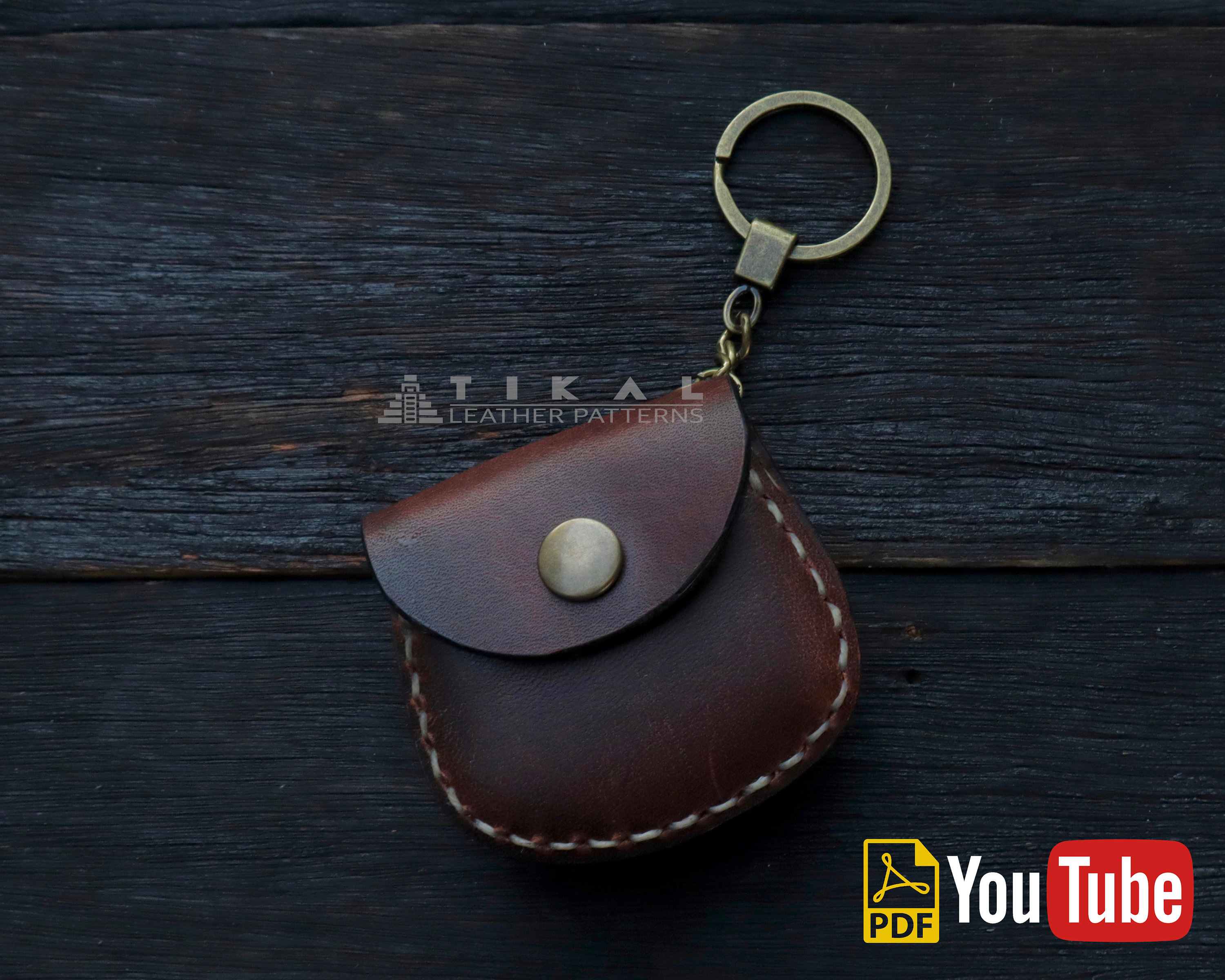 Key Ring Pattern Coin Purse Pattern Leather Pattern Leather - Etsy ...