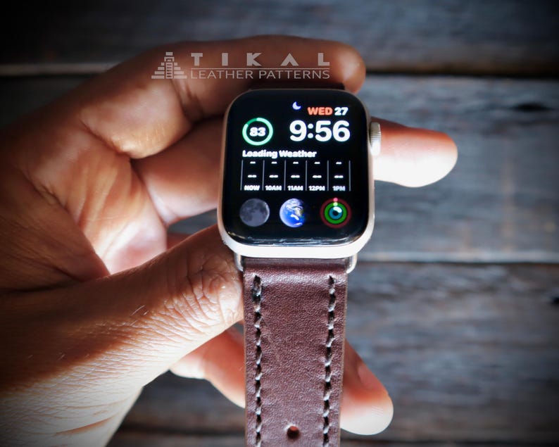 Apple Watch Strap Leather Pattern: 22mm & 38-41mm, Three Lengths (PDF ...