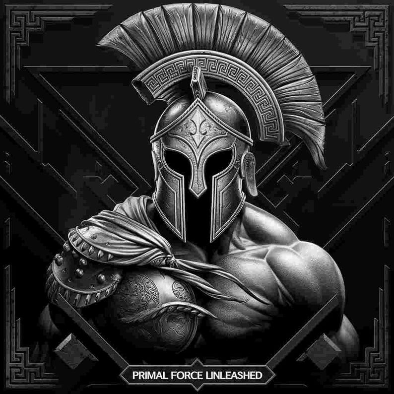Set of 5 Designs for T-shirt PNG File With Spartans, Gym/fitness/t ...