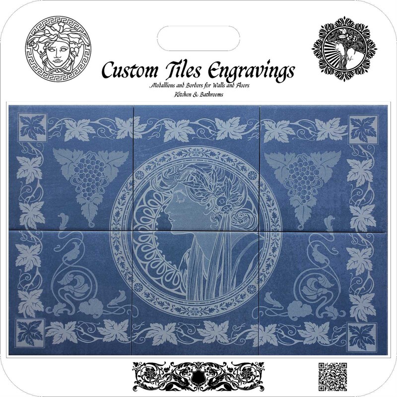 Kitchen Backsplash Medallion - Etsy