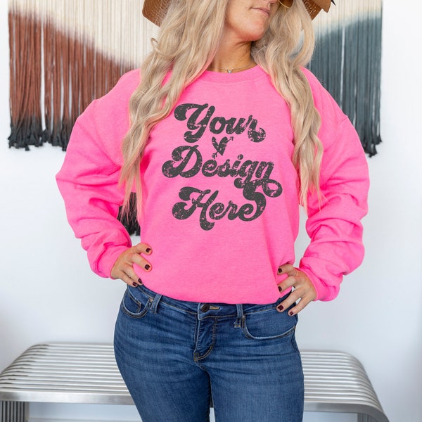 Safety Pink Gildan - Etsy