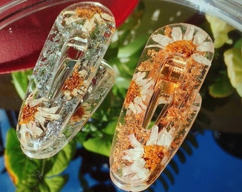 Daisy Hair Clips - Etsy