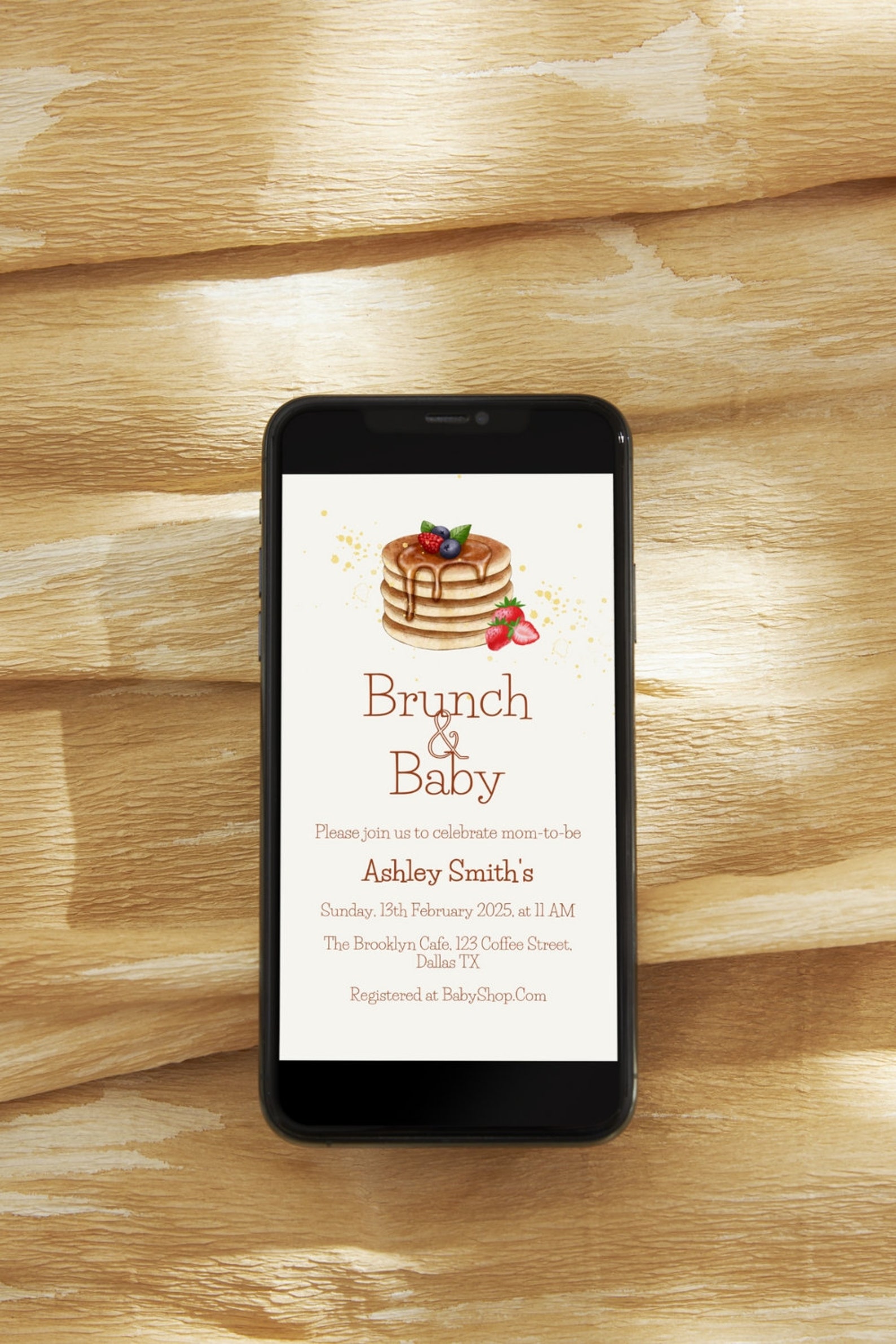 Baby Shower Brunch Invitation | Baby Shower Avoid | Brunch Invitation ...