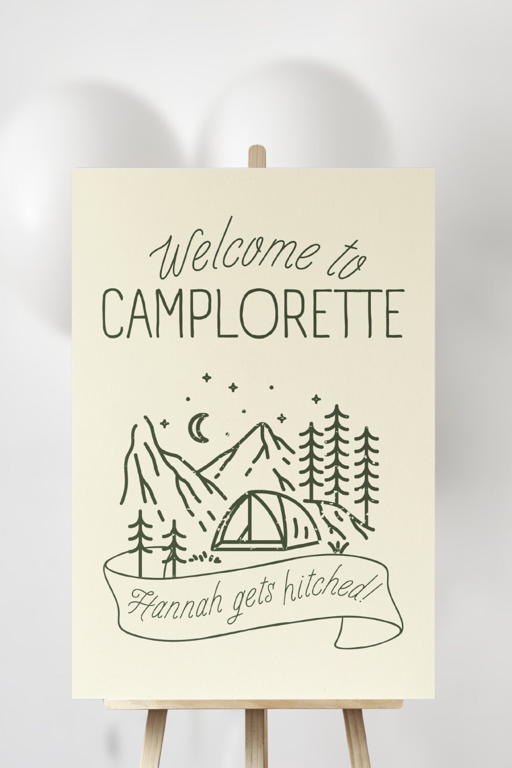 Camp Bachelorette Welcome Sign | Camp Theme Bachelorette | Camp ...