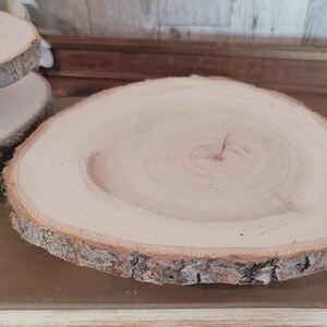 Three Piece Wood Slice Risers Rustic Country Farmhouse Tier Tray Decor ...