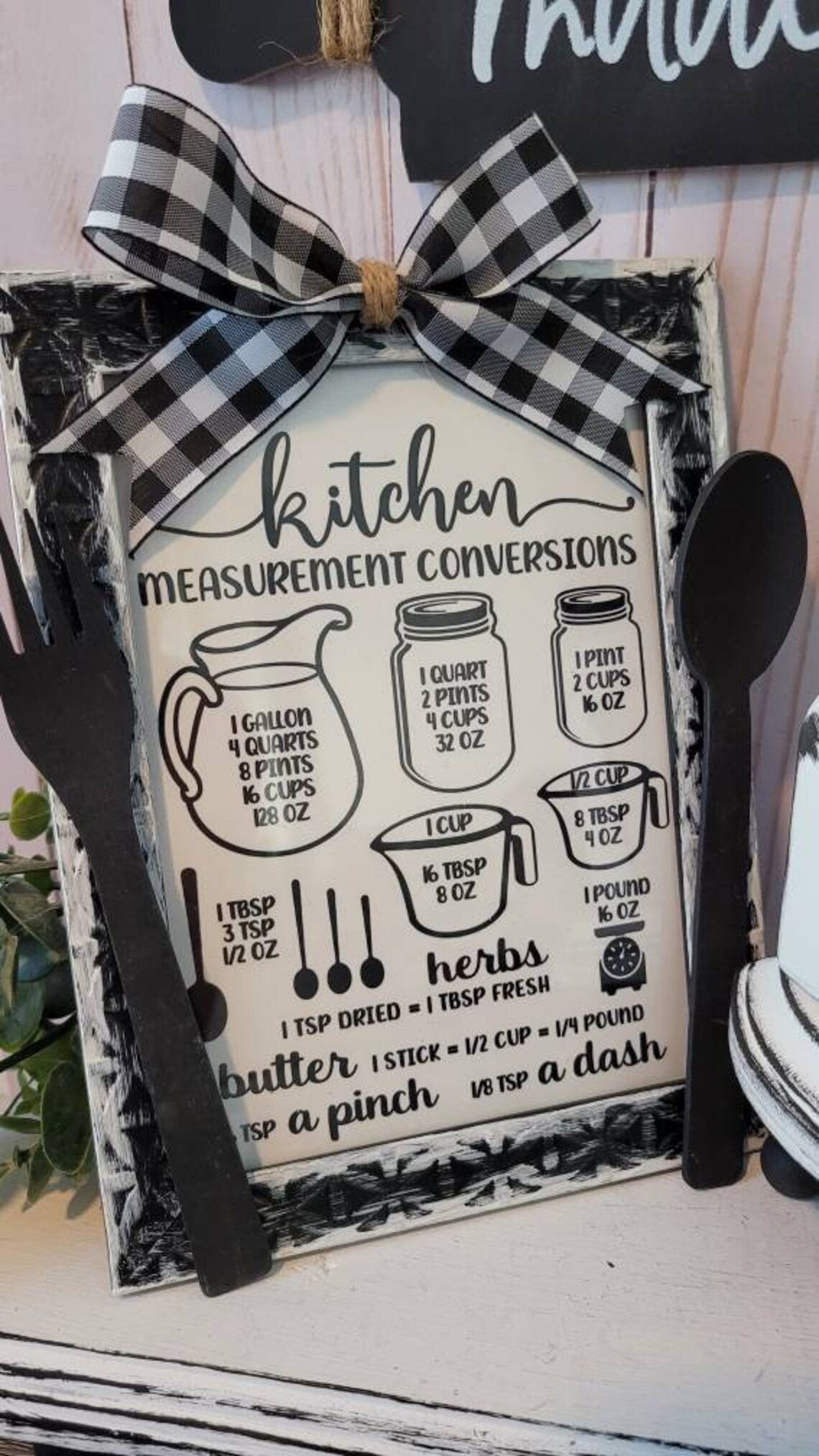 Farmhouse Kitchen Collection Buffalo Check Decor Farmhouse - Etsy