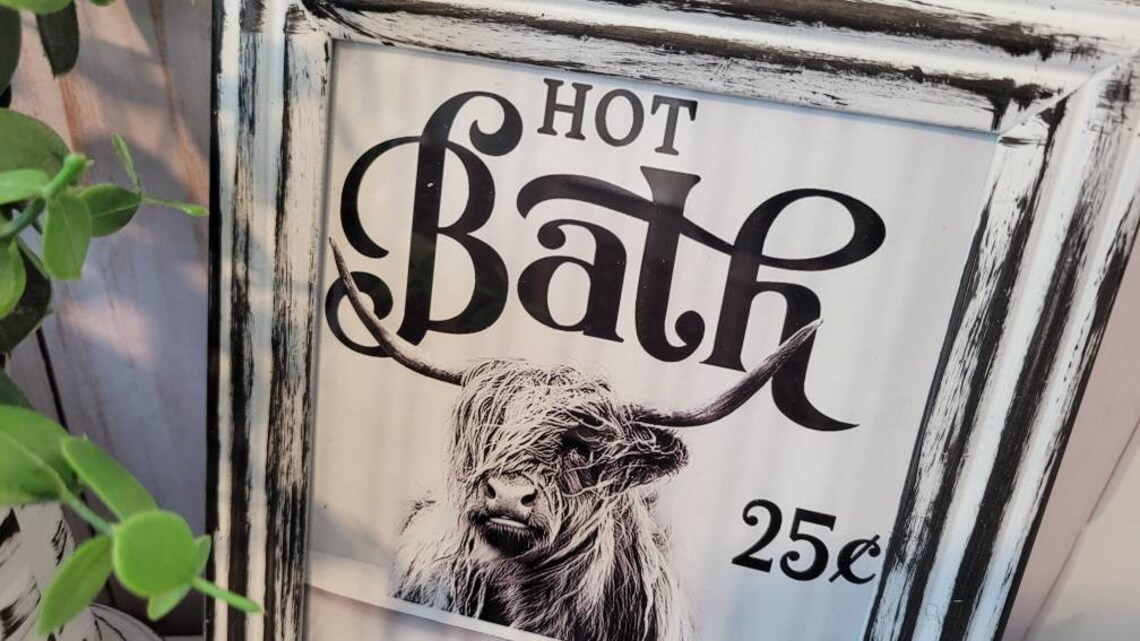 Three Highland Cow Signs Tier Tray Decor Farmhouse - Etsy