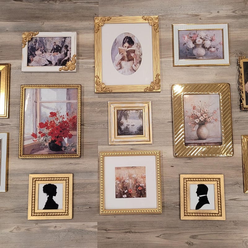 Gold Picture Frames - Etsy