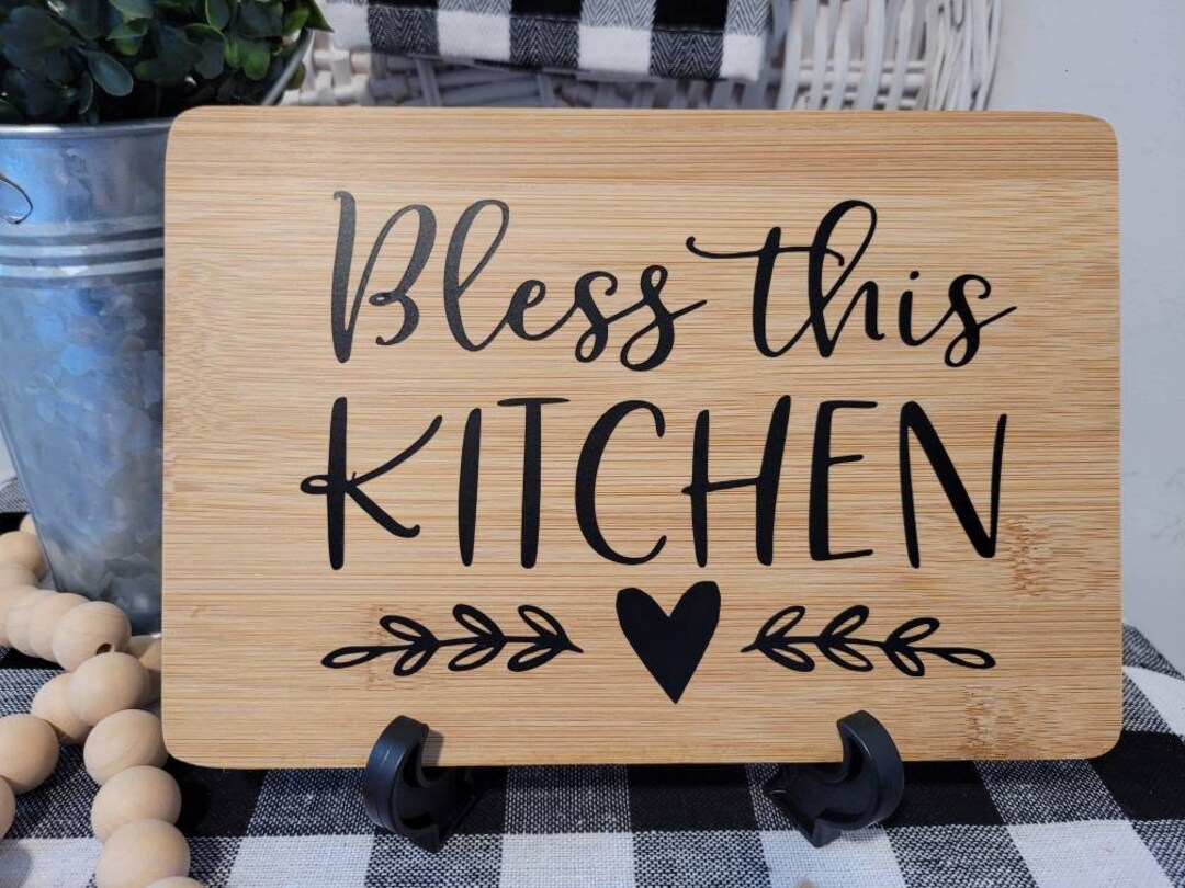 Wooden Farmhouse Sign | Farmhouse Kitchen | Stand Included | Farmhouse ...