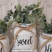 Home Sweet Home Vases: Farmhouse Buffalo Check Decor With Faux Greenery ...
