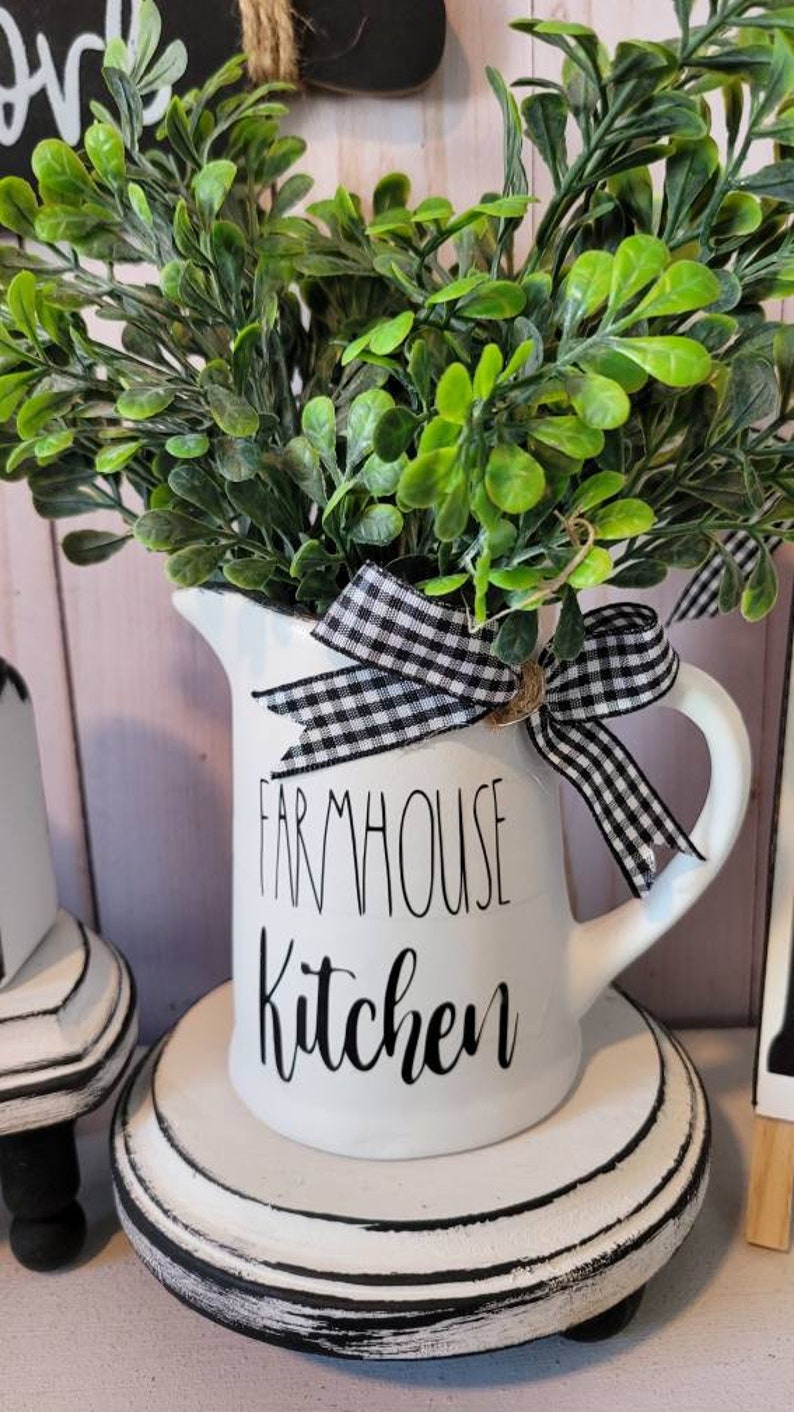 Farmhouse Kitchen Collection Buffalo Check Decor Farmhouse - Etsy