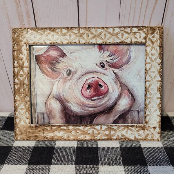 Rustic Pig - Etsy