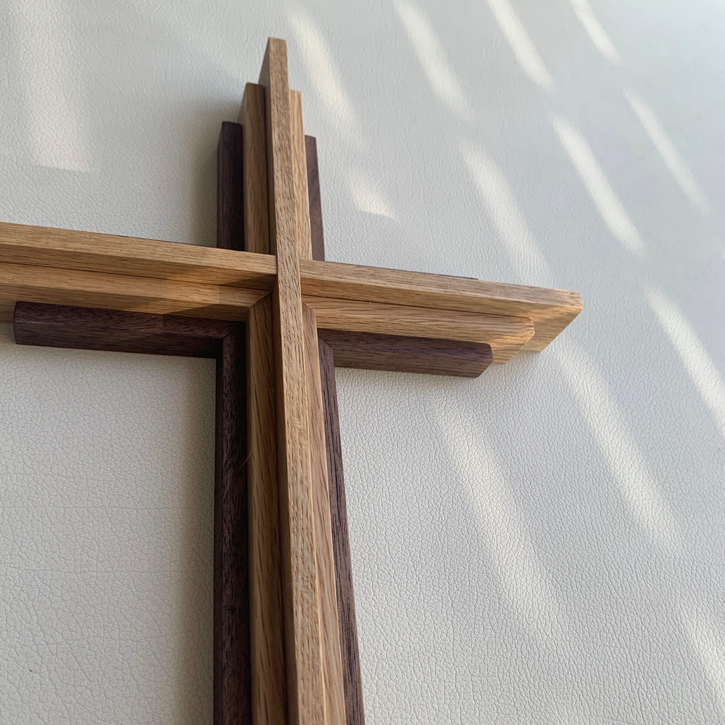 Handmade Wood Cross, Wall Hanging Wood Cross, Wall Decorative Cross ...