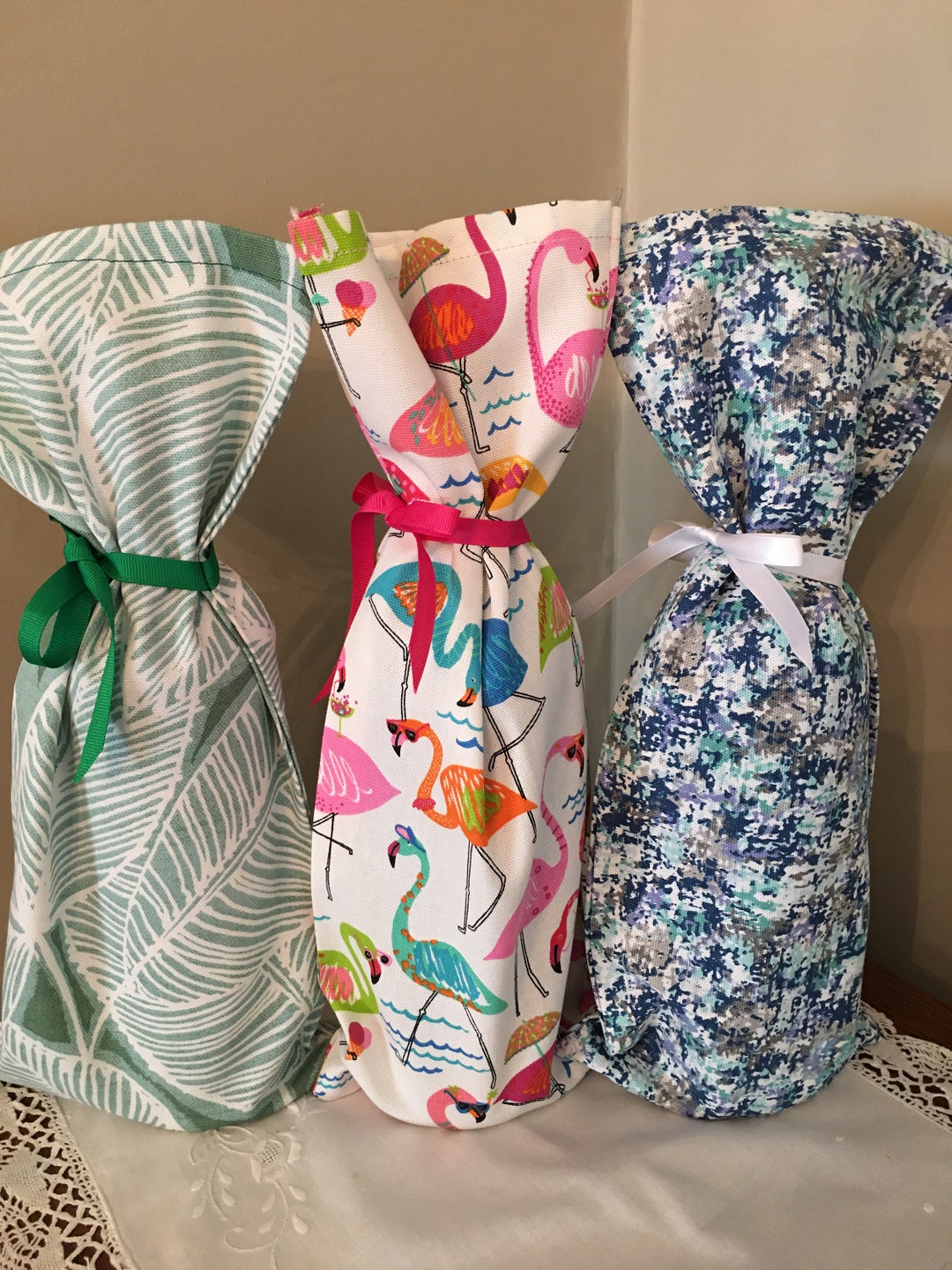 Sac cadeau bouteille de vin - Etsy France